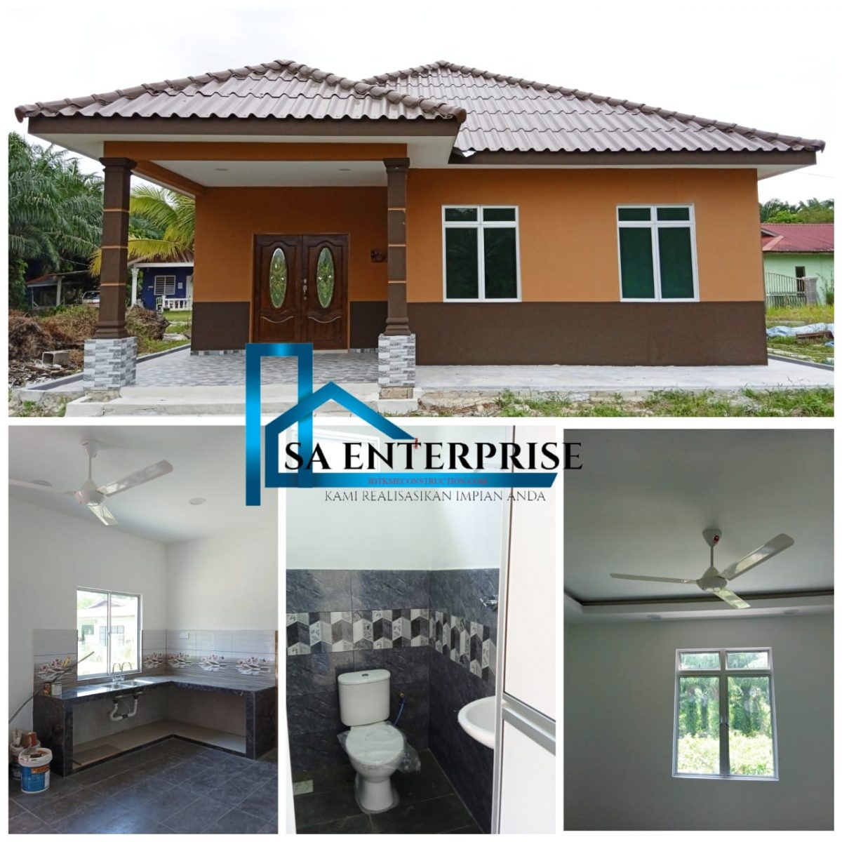 Projek Bina Rumah En.Salehin Di Parit Sikom, Pontian | Saidi Ahmad ...
