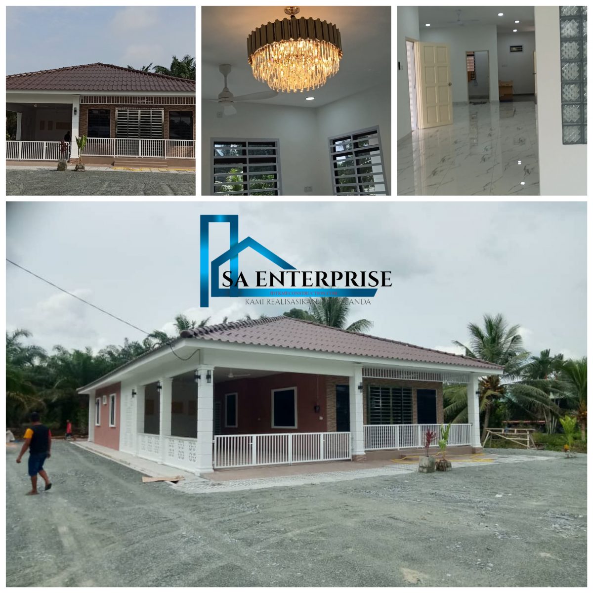 Projek Bina Rumah di Kg Parit Puteri Menangis Benut | Saidi Ahmad ...